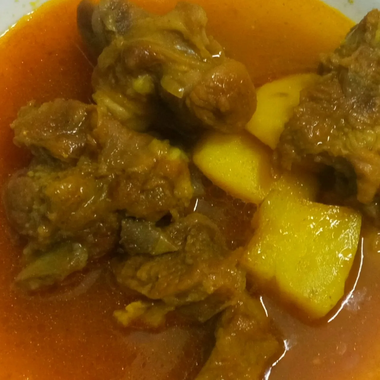 Goat meat delicious soup recipe with potatoes😋😋