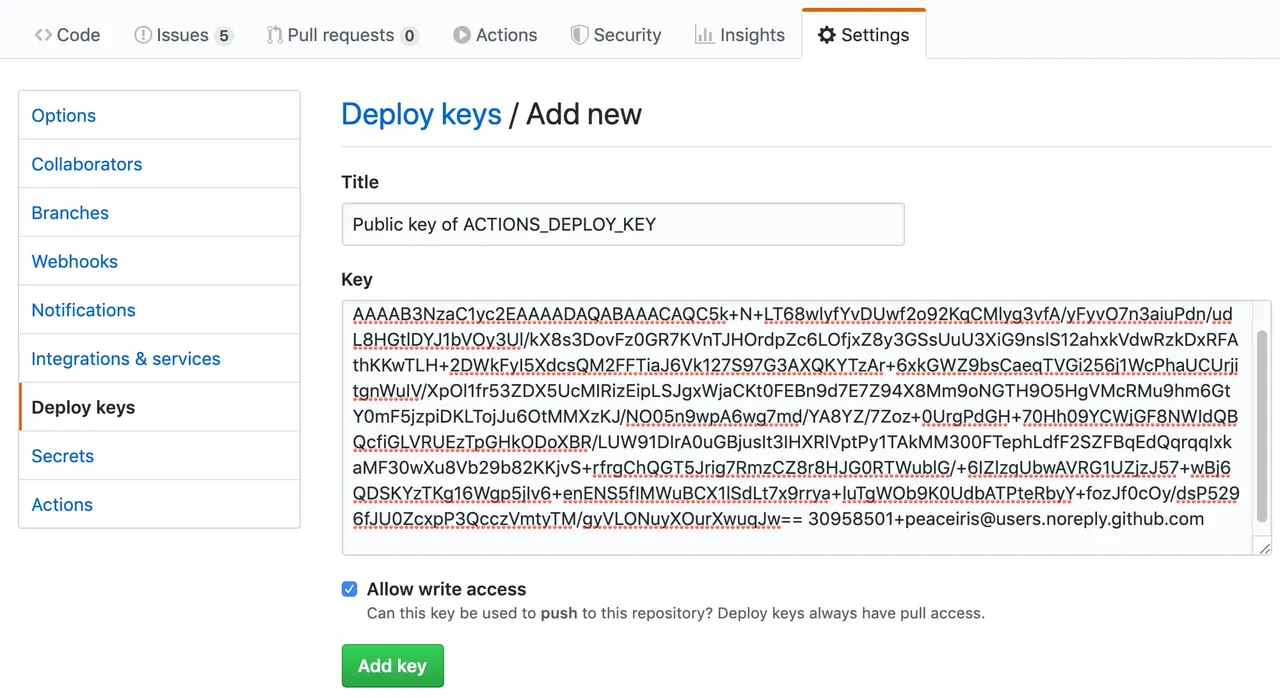 How to deploy a create-react-app with github-actions