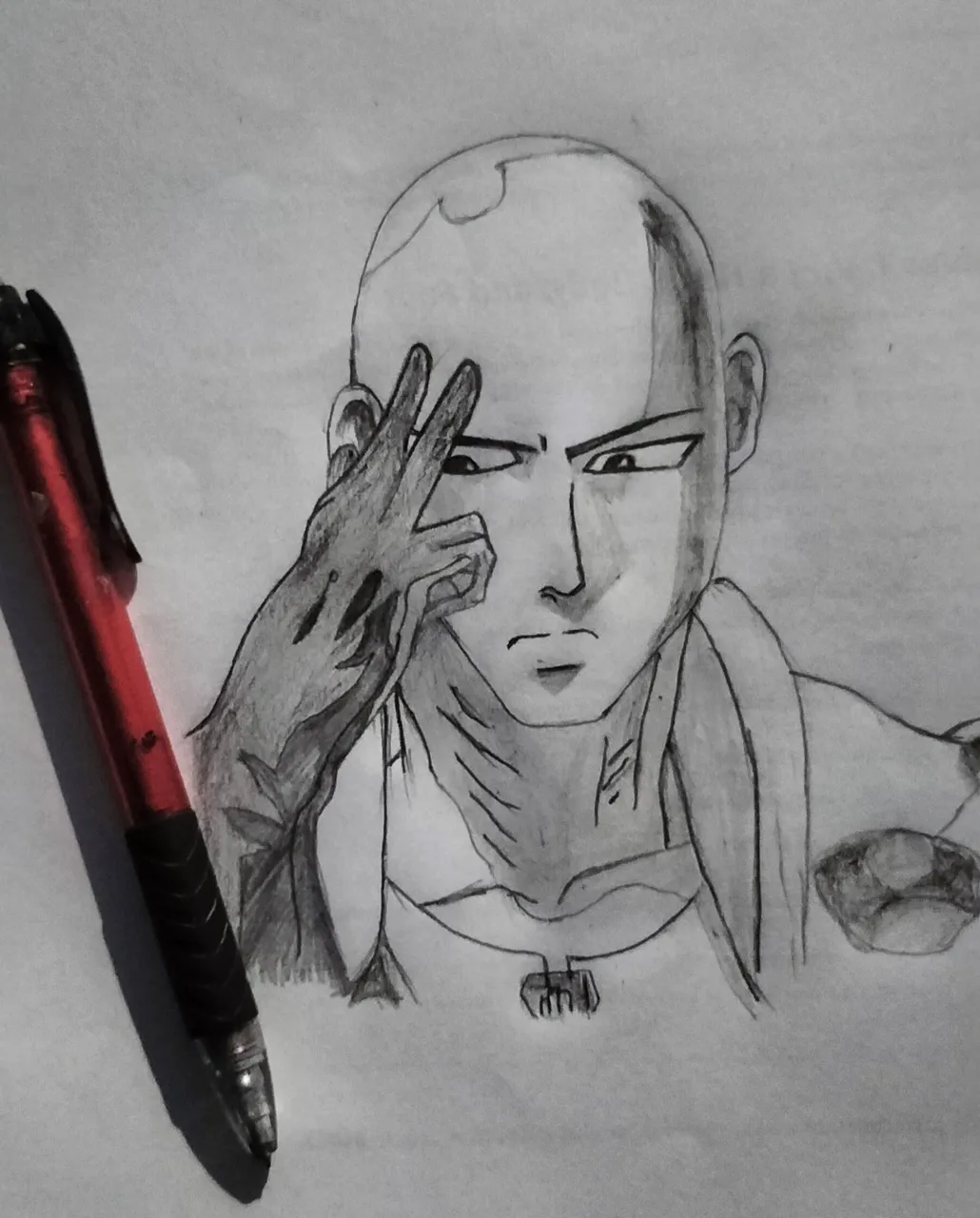 Sketch Of Saitama (One-Punch Man)