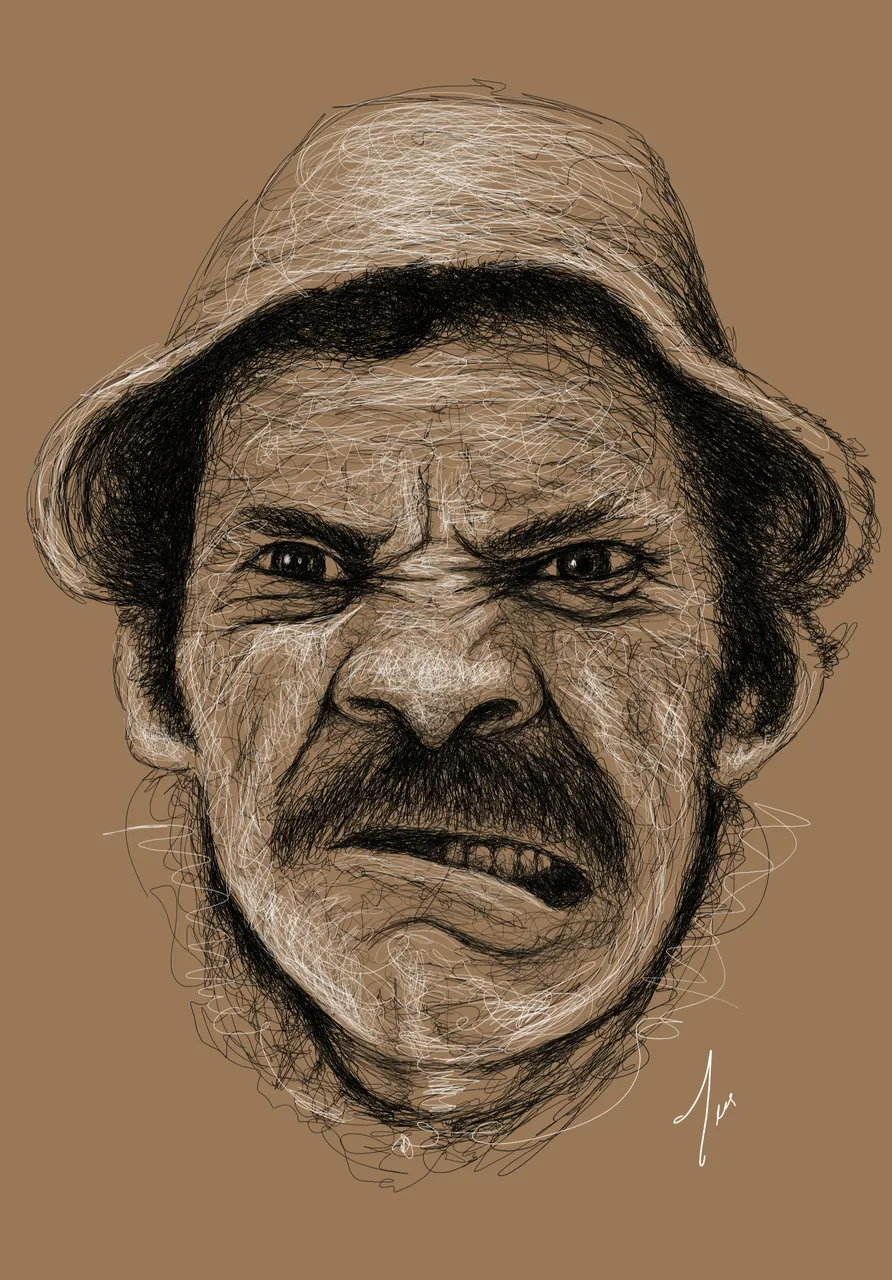 Angry Don Ramon - New Scribble Drawing