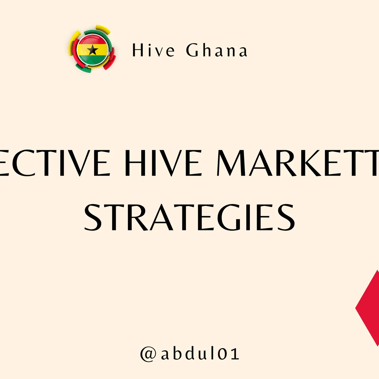 Effective Strategies to help sell Hive to the whole world.