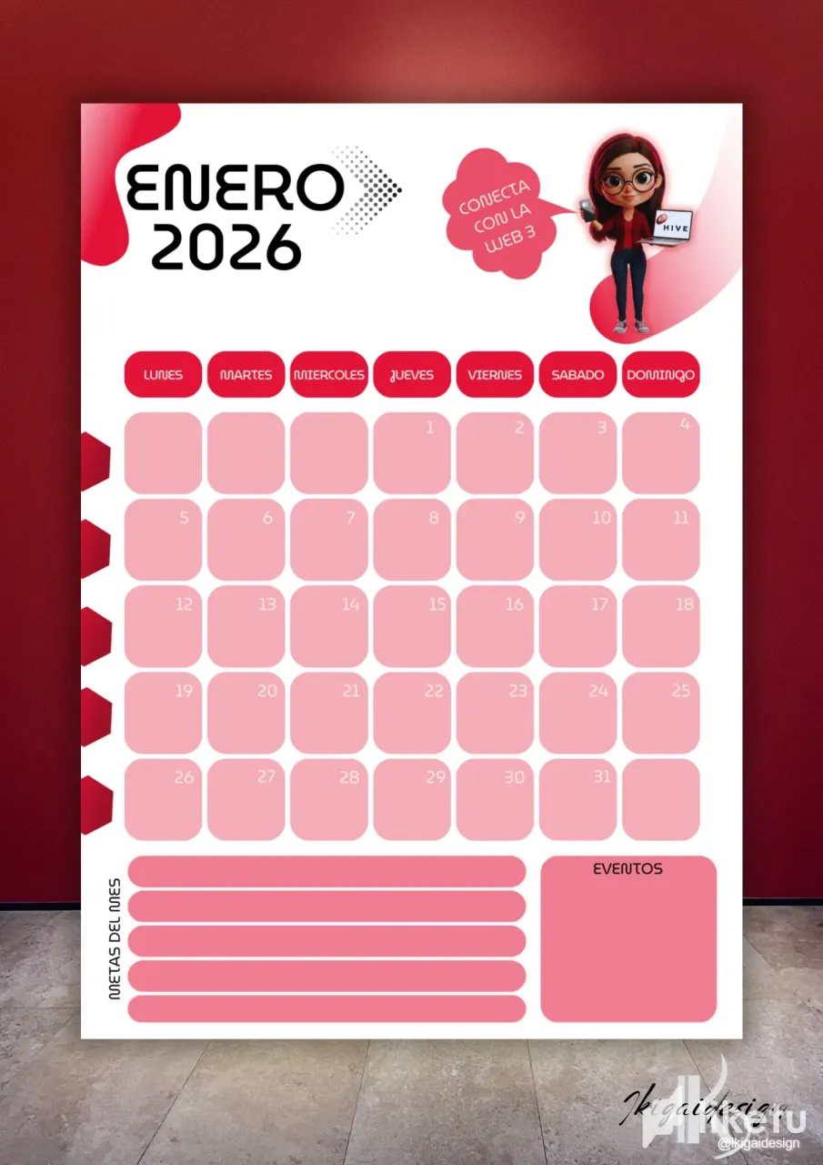 Planner y Calendar 2026 for Hive