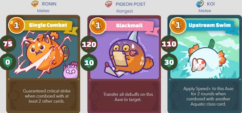 [ESP-ENG] Las mejores cartas para principiantes de Axie Infinity. B...