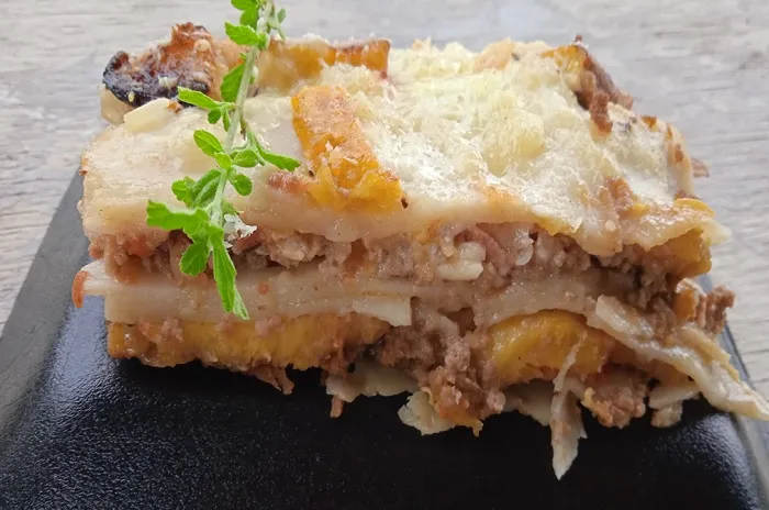 [ESP/ENG] Pasticho Tradicional con Lasañas y Tajadas de Plátano.- D...