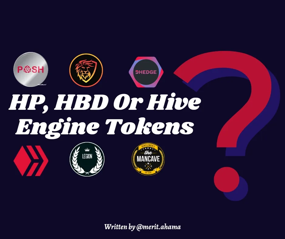 Where Is Your Focus...HP, HBD Or Hive Engine Tokens?