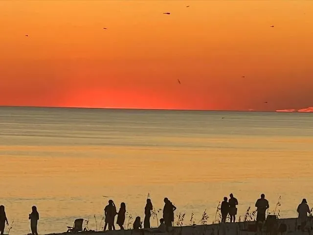 The Adorable and cute sunset