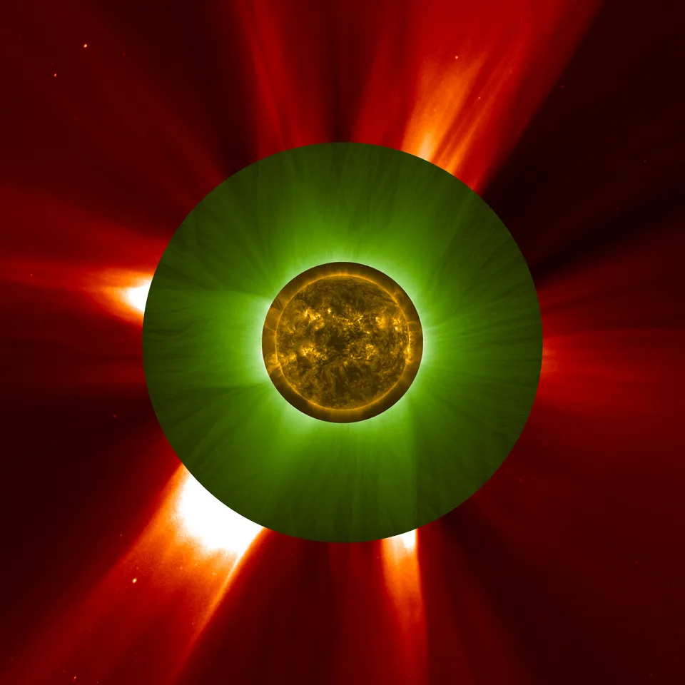 The first artificial solar eclipse.