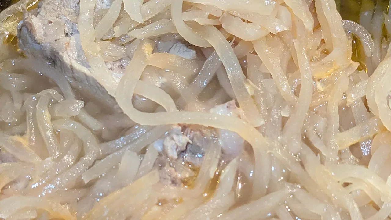 Sour Turnip With Mashed Potatoes And Meat