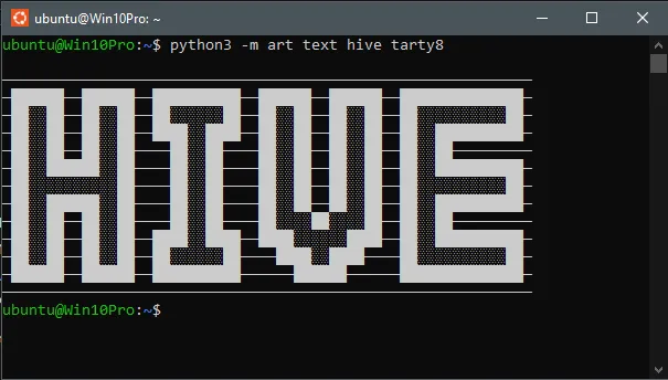 Art, una biblioteca de Python para incluir en tus proyectos