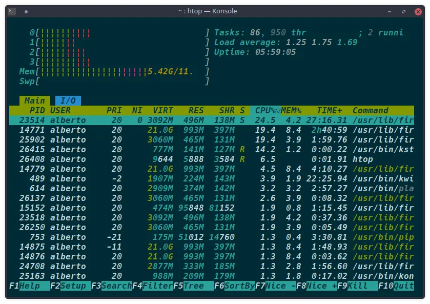 Konsole - El emulador de terminal de GNU/Linux que lo tiene todo