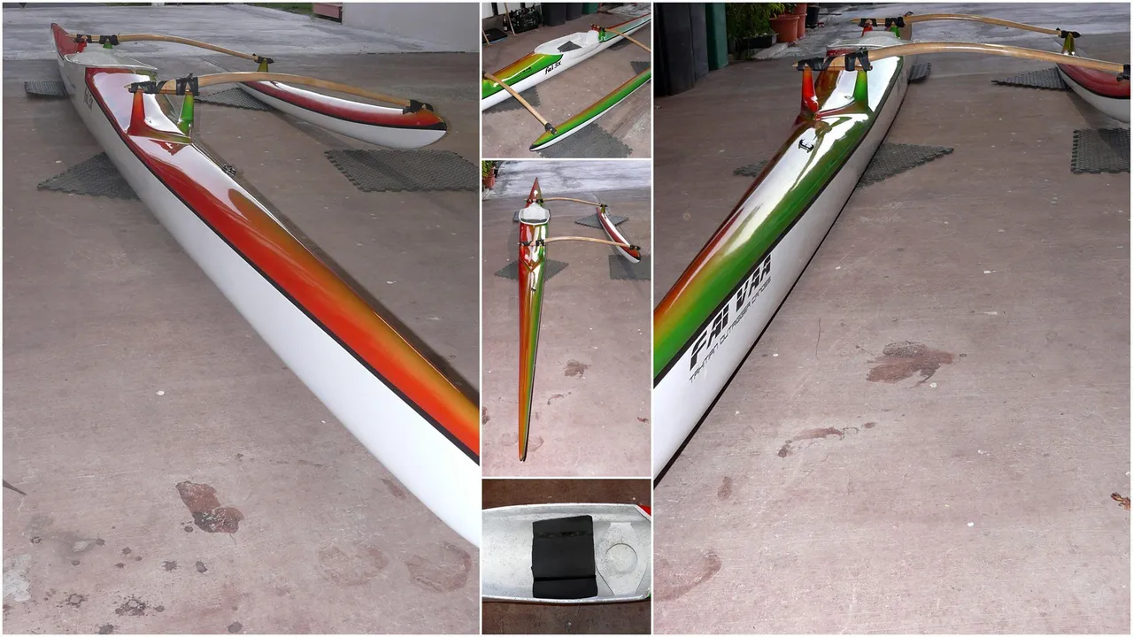 Le va'a ou pirogue polynésienne à balancier