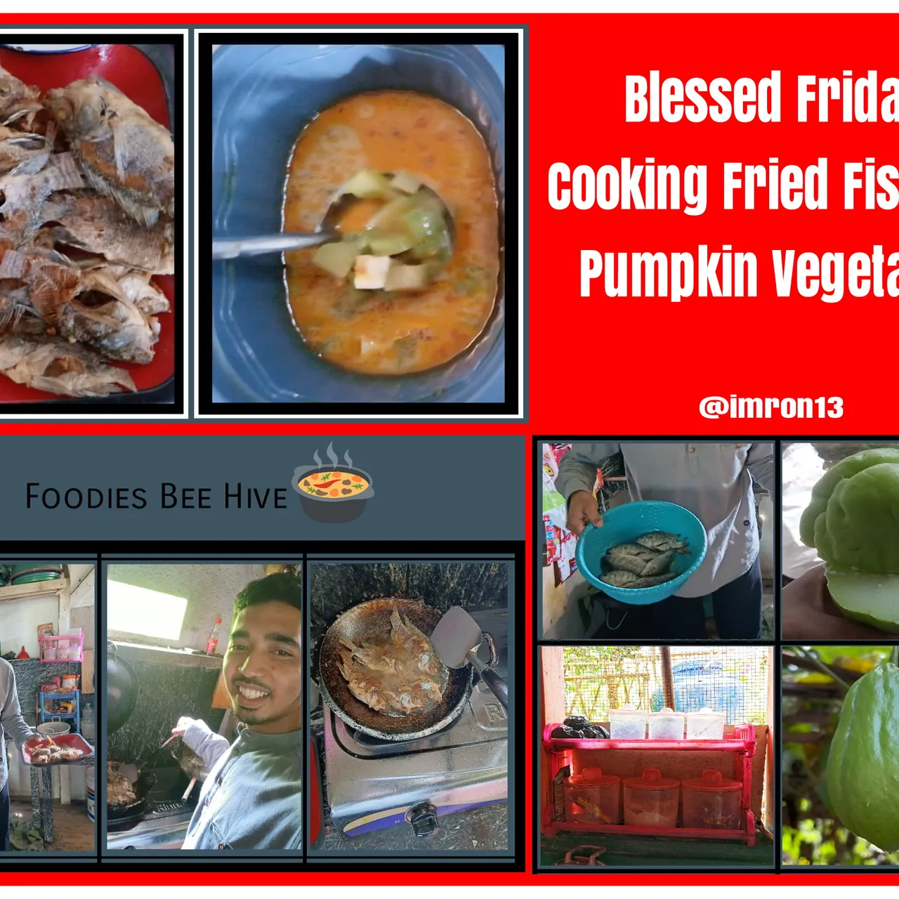 Blessed Friday: Fried Fish and Chayote Vegetables