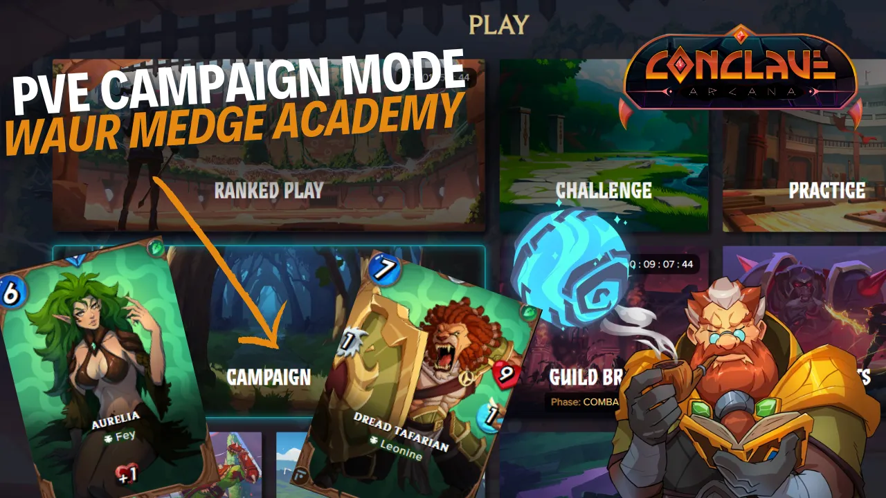 Splinterlands PvE Campaign Mode – Chapter "Book 1: Waur Medge Acade...