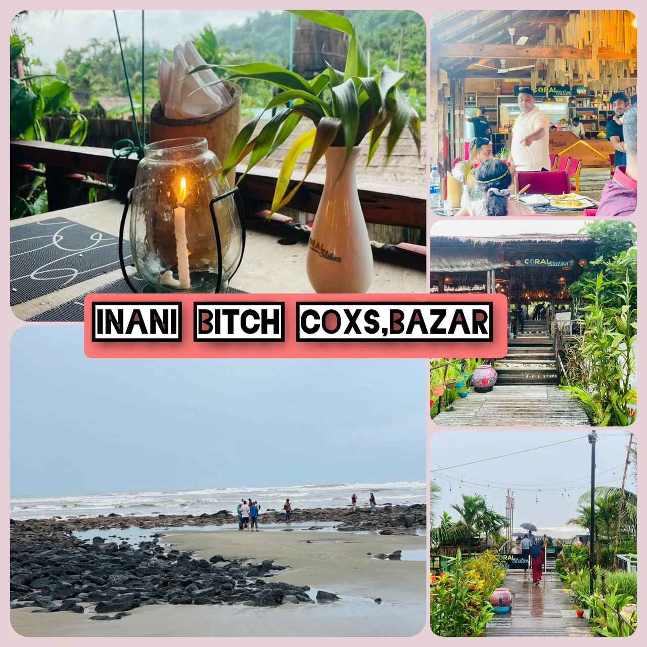 Inani Beach Bay of Bengal trying to find the nature of the sea.