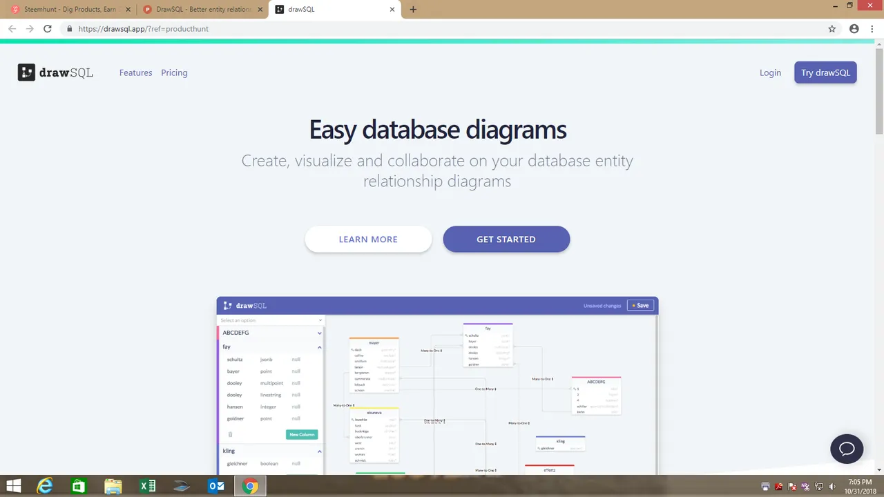 DRAWSQL - Better Entity Relationship Diagrams For Your Database