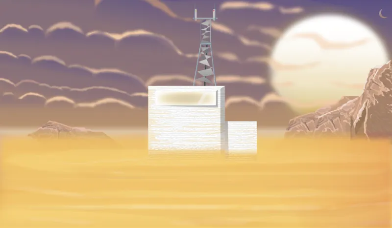 ALIEN COLONY(Part 2) + Flat design Tutorial(How to draw clouds in I...