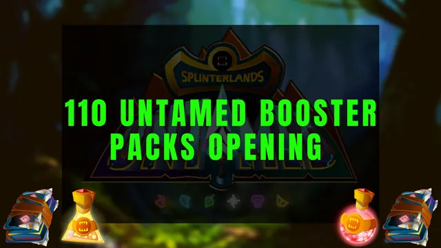 110 UNTAMED BOOSTER PACKS OPENING RESULT : #24