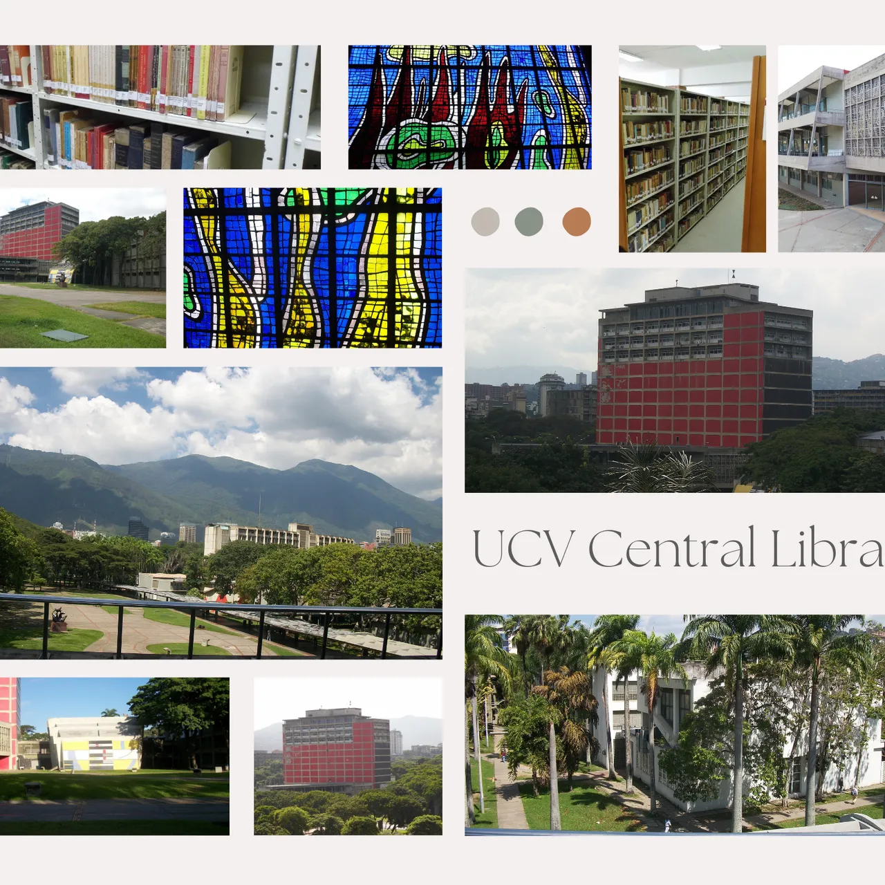 The Central Library of the UCV / La Biblioteca Central de la UCV