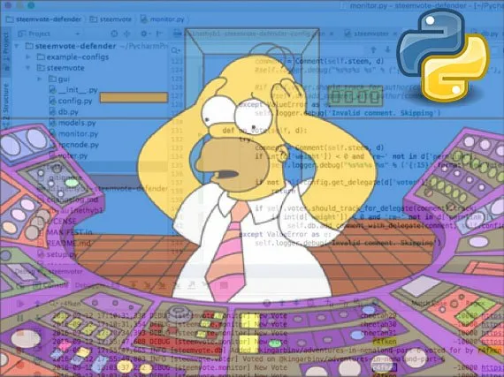 The Bot, the Charming Python and the Nasty Nuclear Engineer