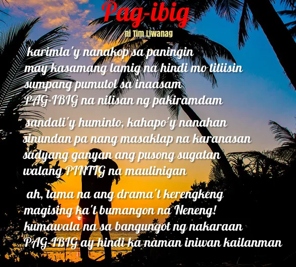 Pinoy Poem: Pag-ibig