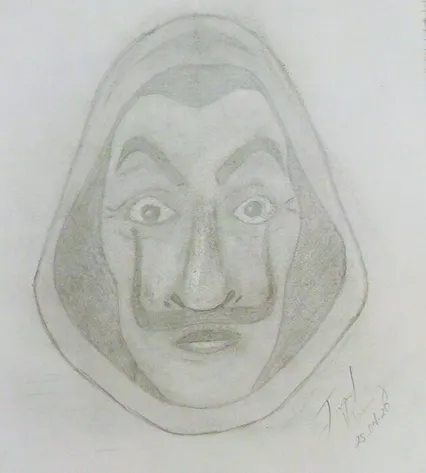 Mascara de Dalí "La casa de papel"/Dali's mask "The paper house"