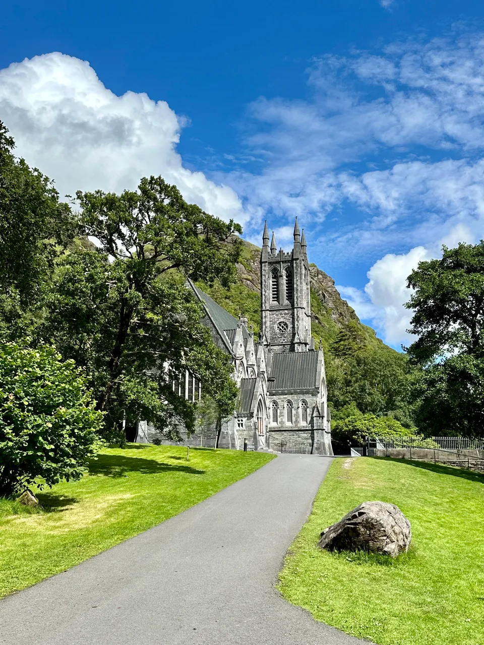 ”THE NEO-GOTHIC CHURCH at KYLEMORE ABBEY ESTATE” in Connemara Count...