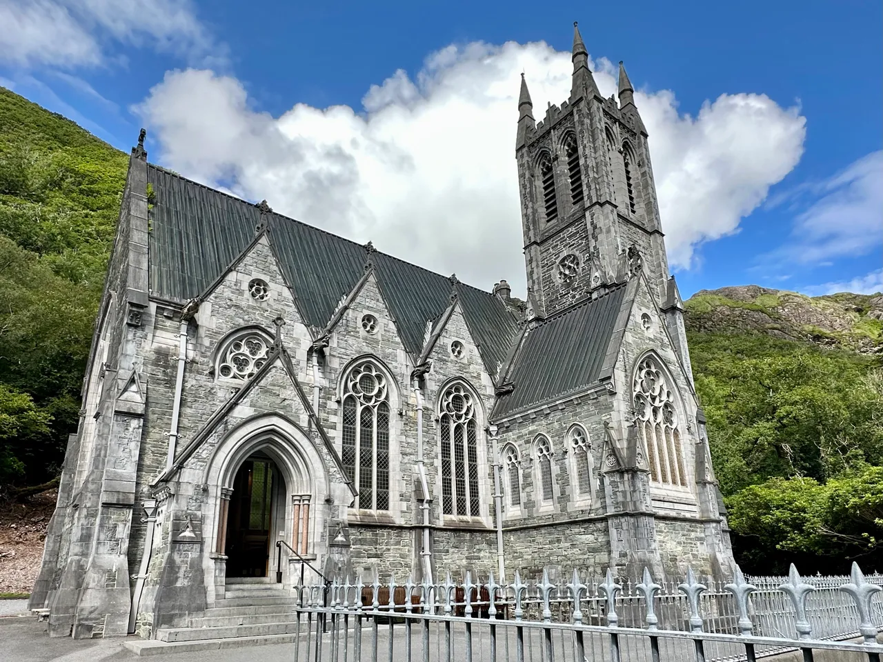 ”THE NEO-GOTHIC CHURCH at KYLEMORE ABBEY ESTATE” in Connemara Count...