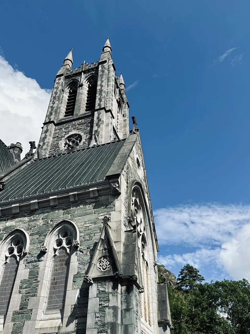 ”THE NEO-GOTHIC CHURCH at KYLEMORE ABBEY ESTATE” in Connemara Count...