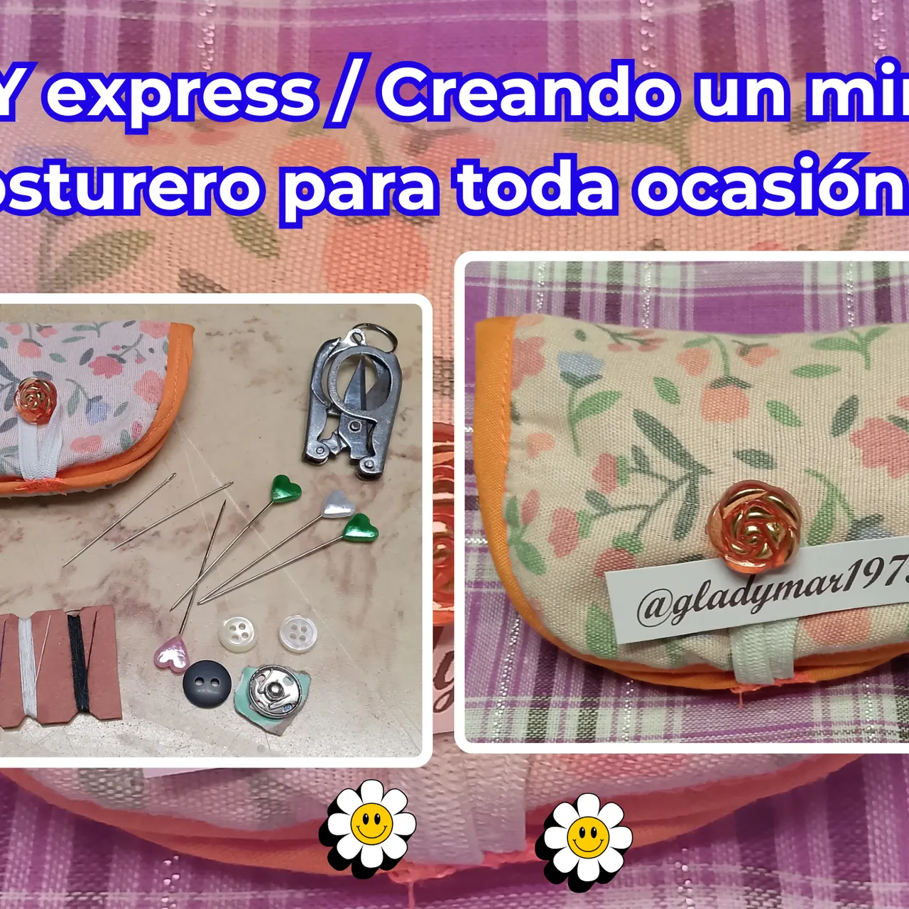 DIY express / Creando un mini costurero para toda ocasión. (Es/En)