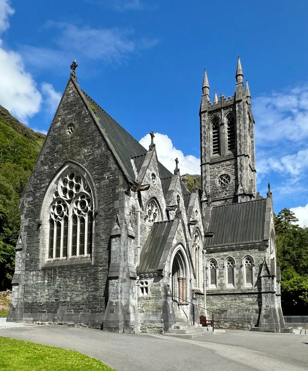 ”THE NEO-GOTHIC CHURCH at KYLEMORE ABBEY ESTATE” in Connemara Count...