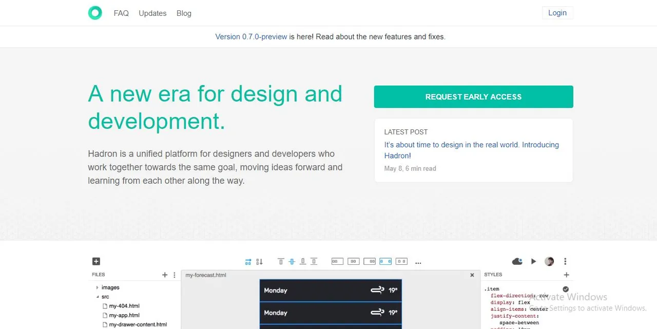 Hadron - A new era for design and development