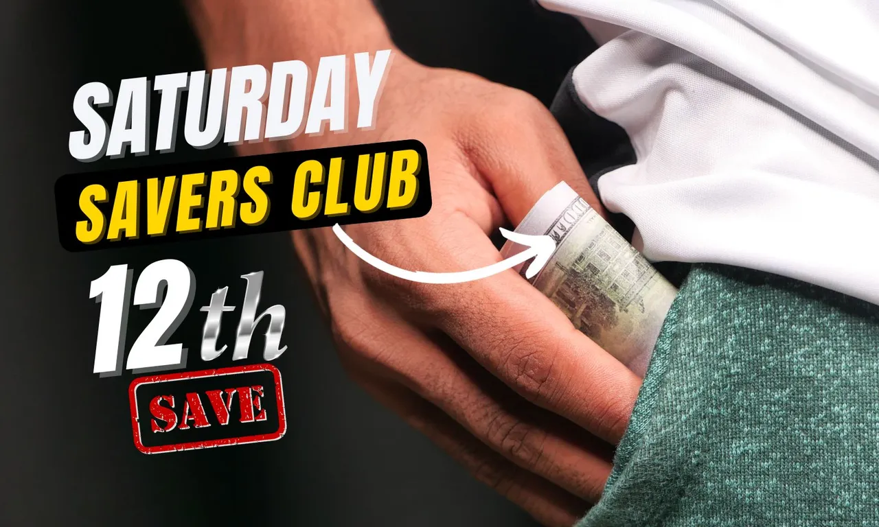 Saturday Savers Club12th Save