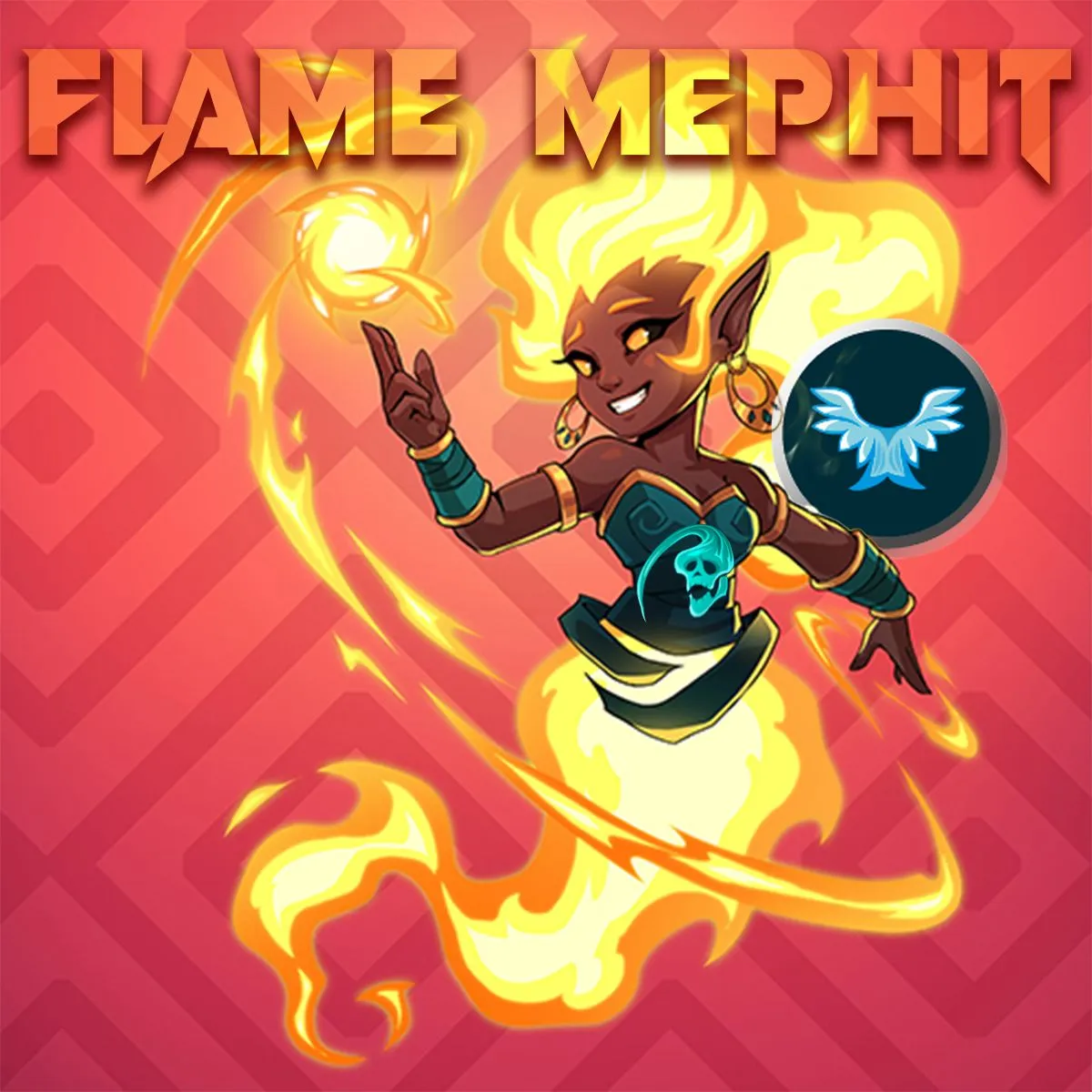 Splinterlands - Flame Mephit – The Elusive Fire Sprite