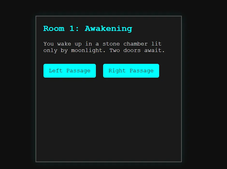 Escape the Maze: A Pure CSS Interactive Puzzle Game