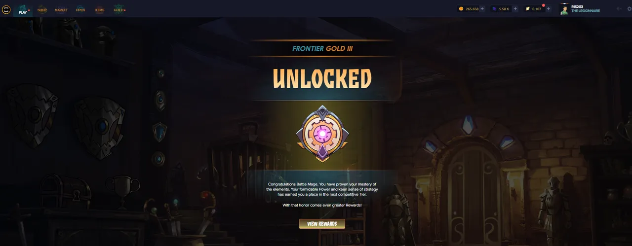 Unlocked Gold 3 in Frontier Mode.