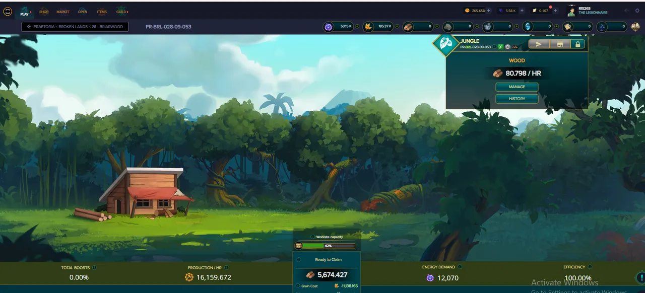 Splinterland's : Reactivating my third land plot.