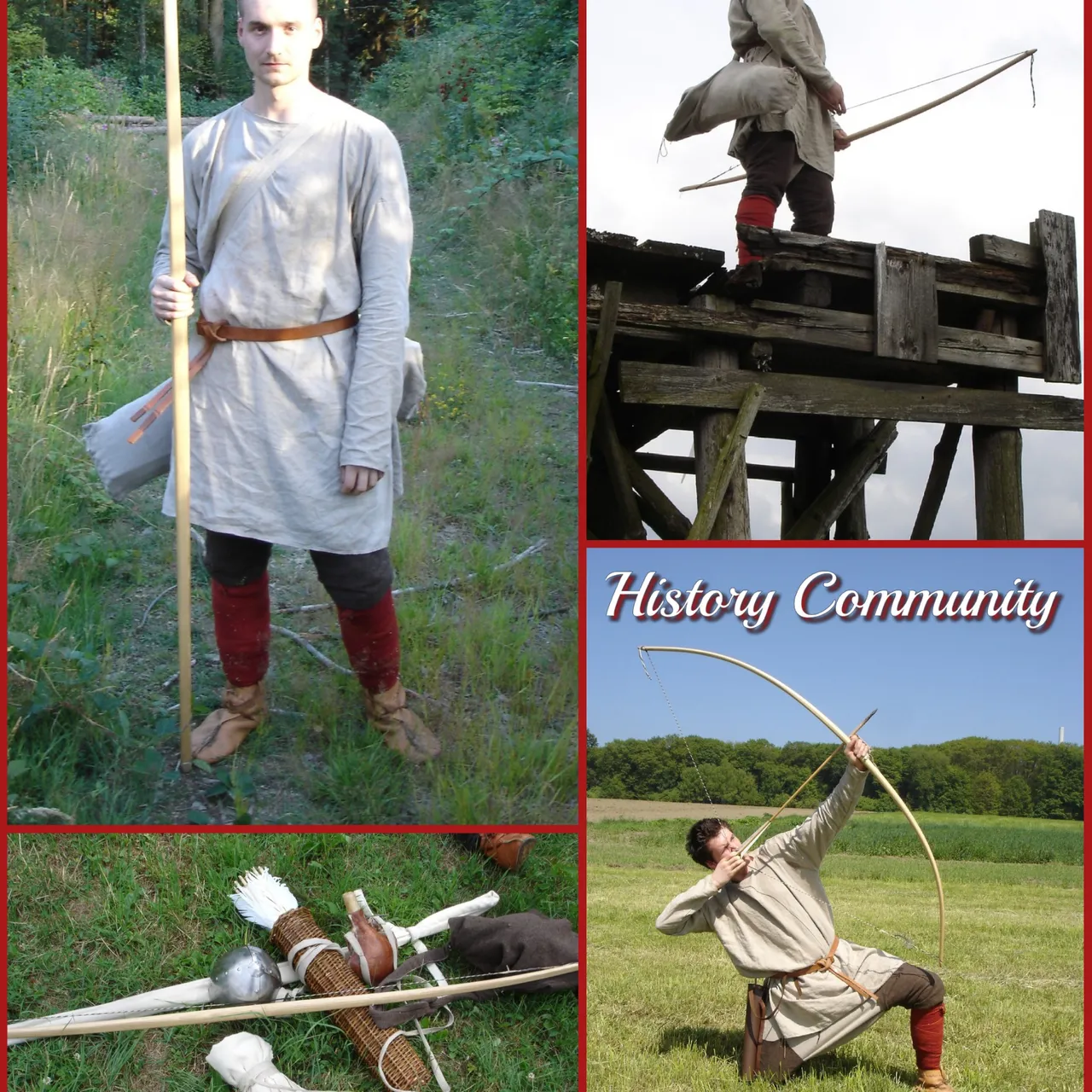 Living History - The Medieval Longbow Archery