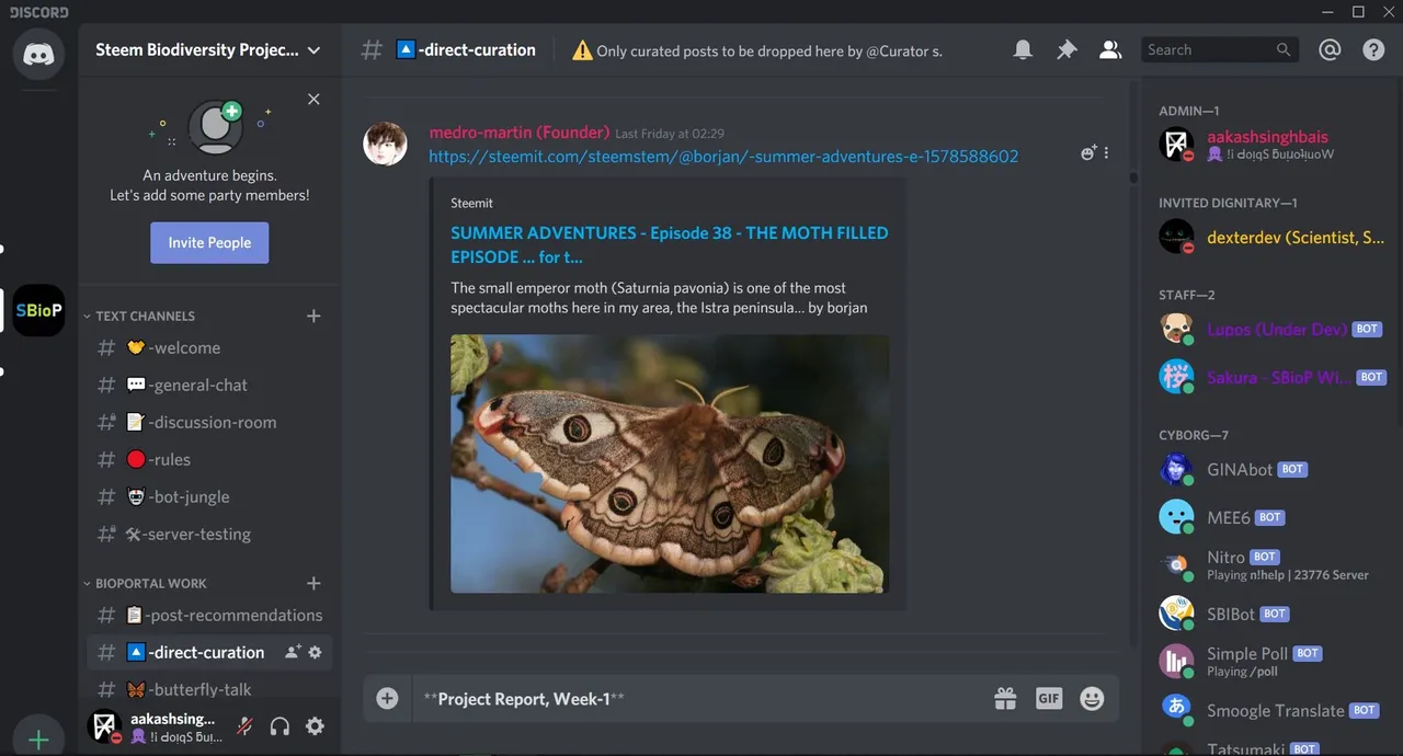 SBioP Project Report | Week-1