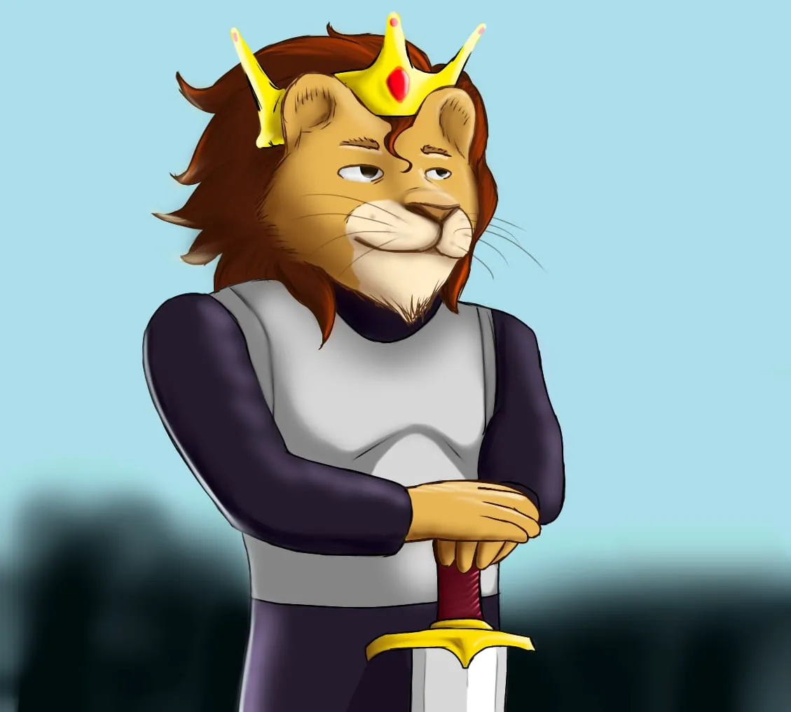 The Lion King! - Leo Finance Art Challenge [ EN/PT]