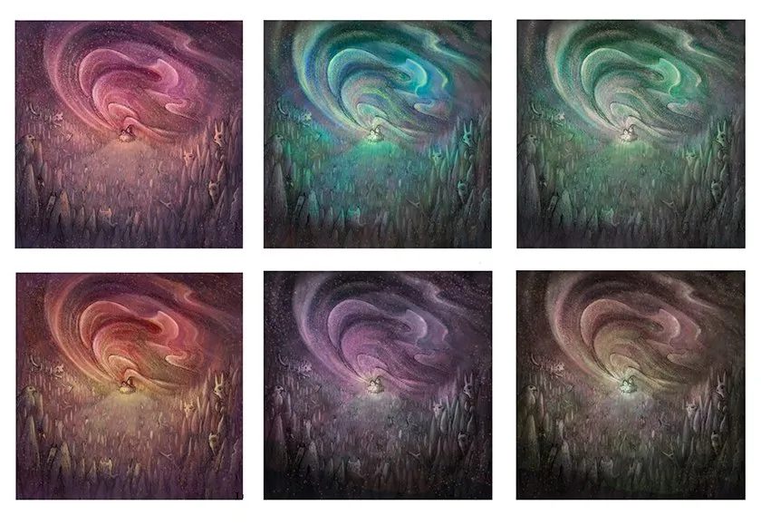 Silence to Sound Album Cover: Step-by-Step with animated GIF!