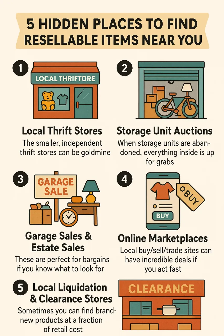 5 Hidden Places to Find Resellable Items Near You