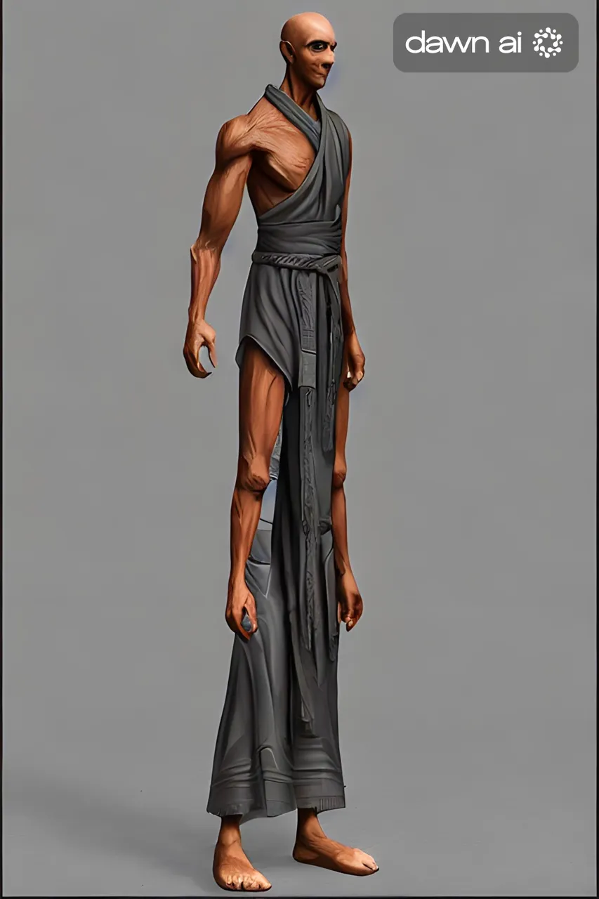 Making Splinterlands Characters Using Ai Tech: Xenith Monk