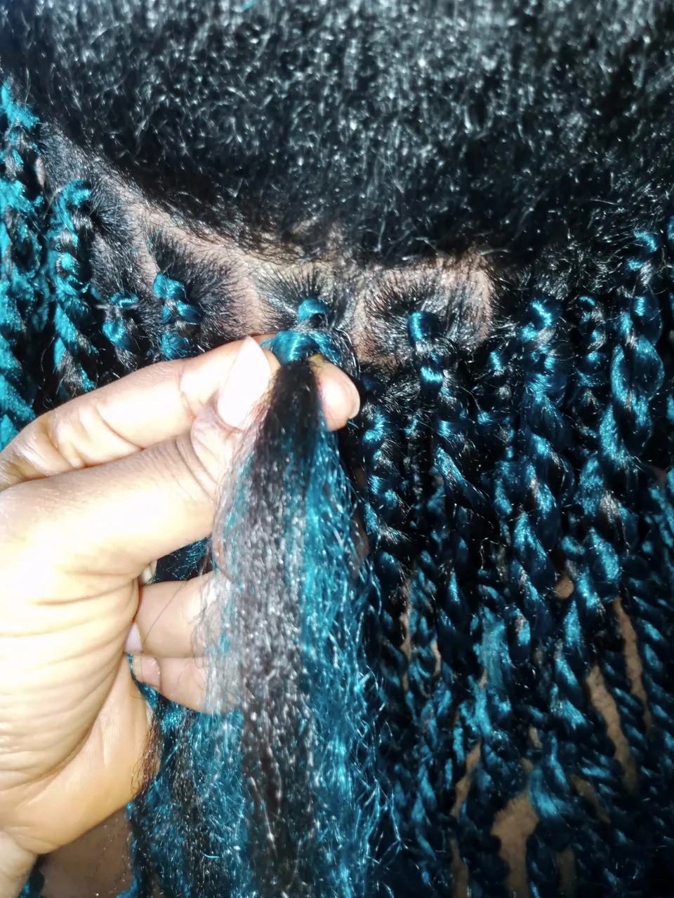 DIY/The making of watermelon braid