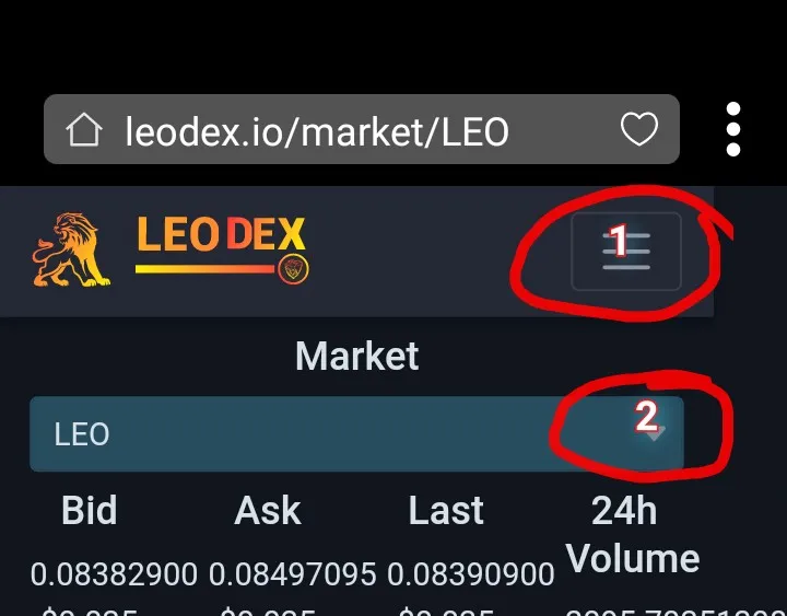 How to swap " Tribe tokens" Into Hive via Leodex.