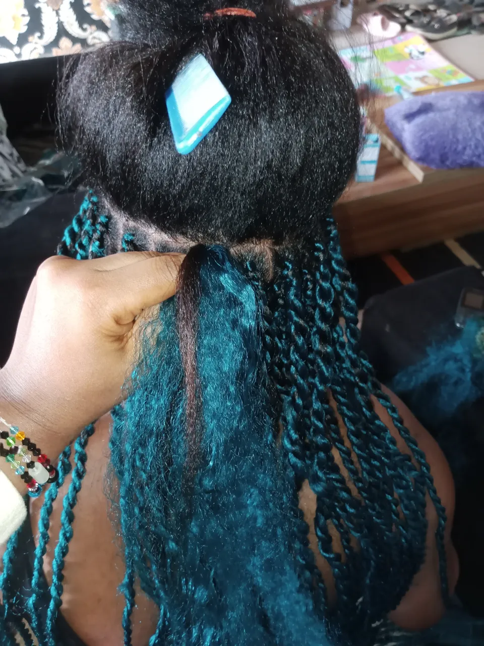 DIY/The making of watermelon braid