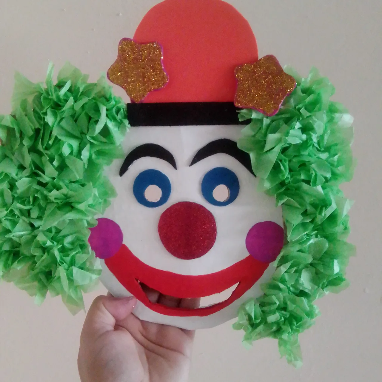 Mascara De Payaso Loco Y Greñudo🤡Para Mis Pequeños 🎉🎊