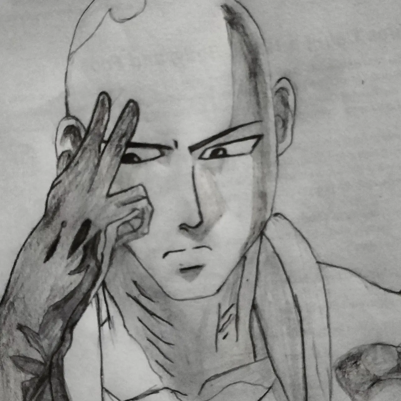 Sketch Of Saitama (One-Punch Man)
