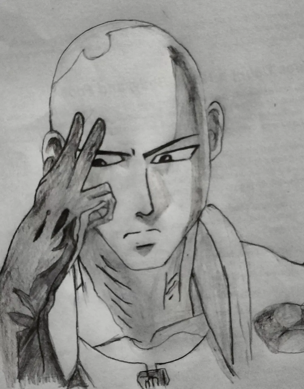 Sketch Of Saitama (One-Punch Man)
