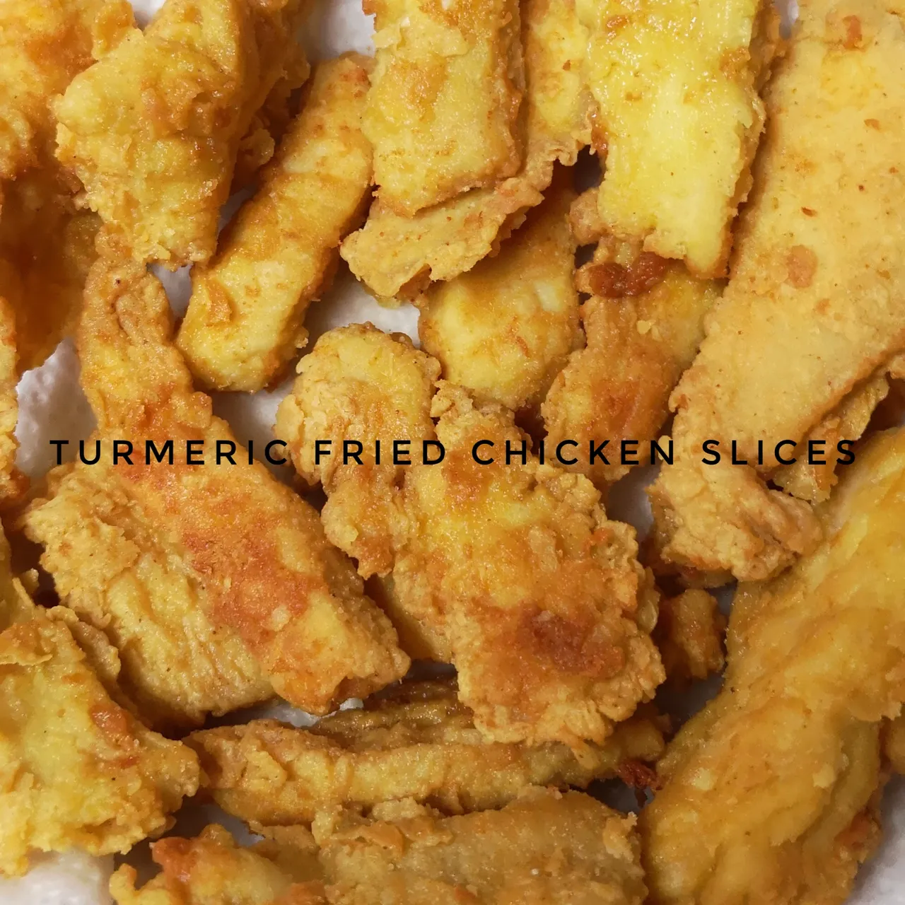 Turmeric Fried Chicken Slices