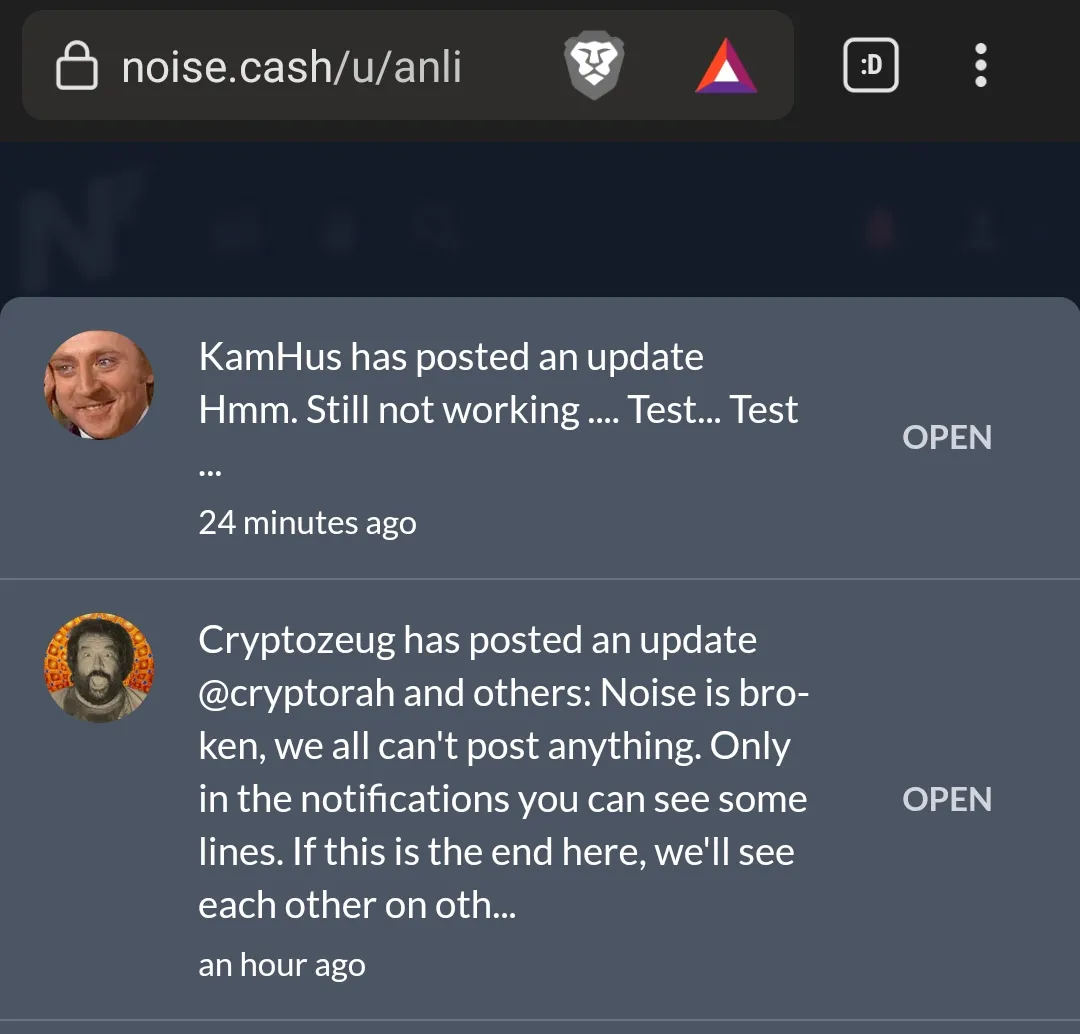 Social media with hick-ups now and then